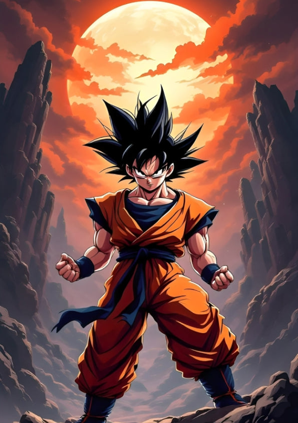 Goku A4 Anime Poster – Dragon Ball Z – Jiloo