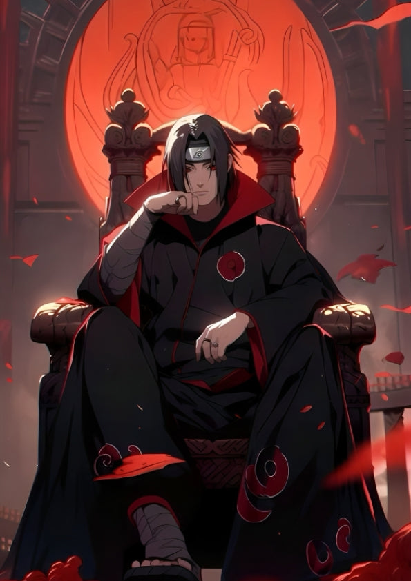 Itachi Uchiha Poster – A4 Naruto Art – Jiloo