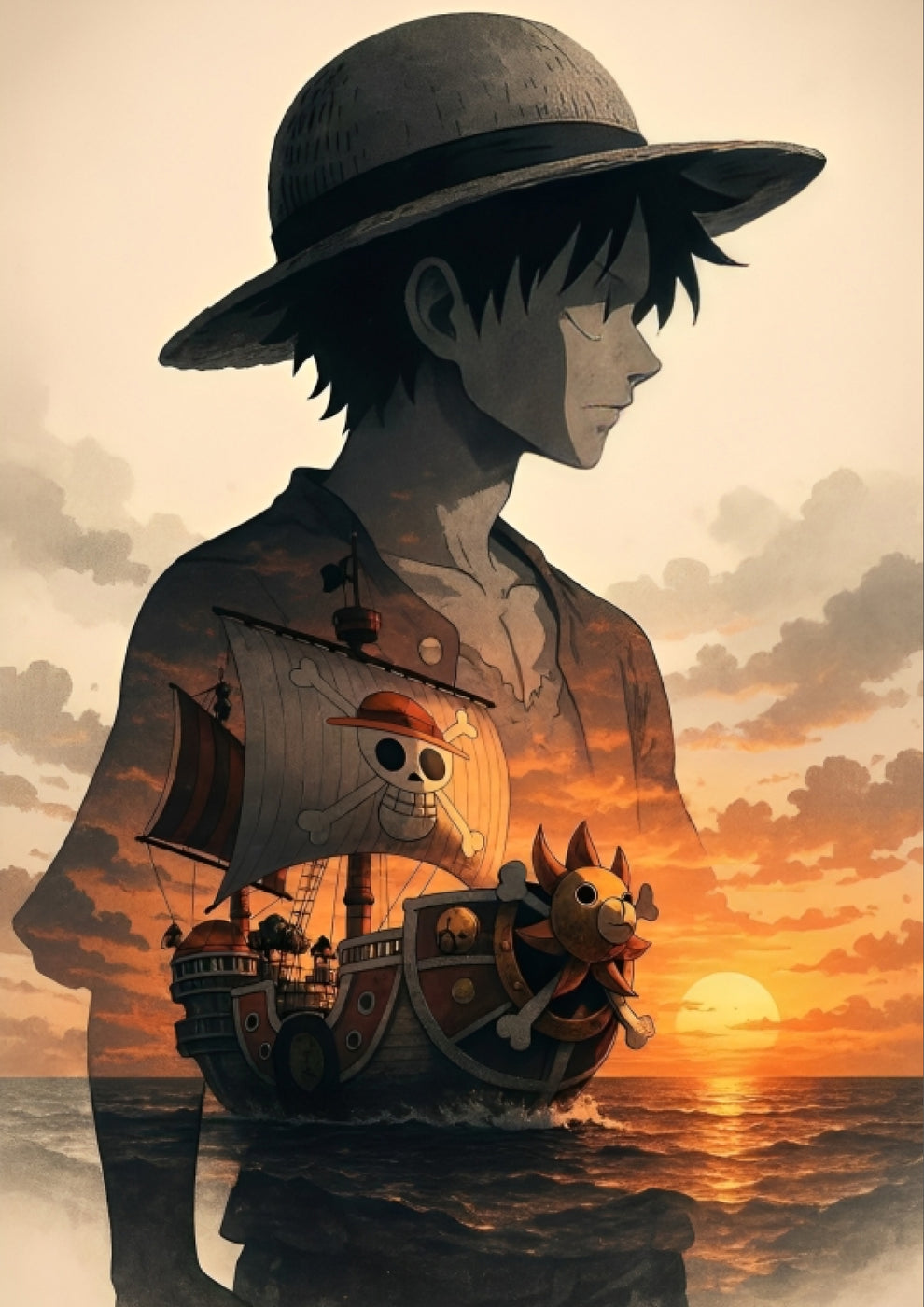 One Piece A4 Wall Poster – Stunning Anime Art – Jiloo