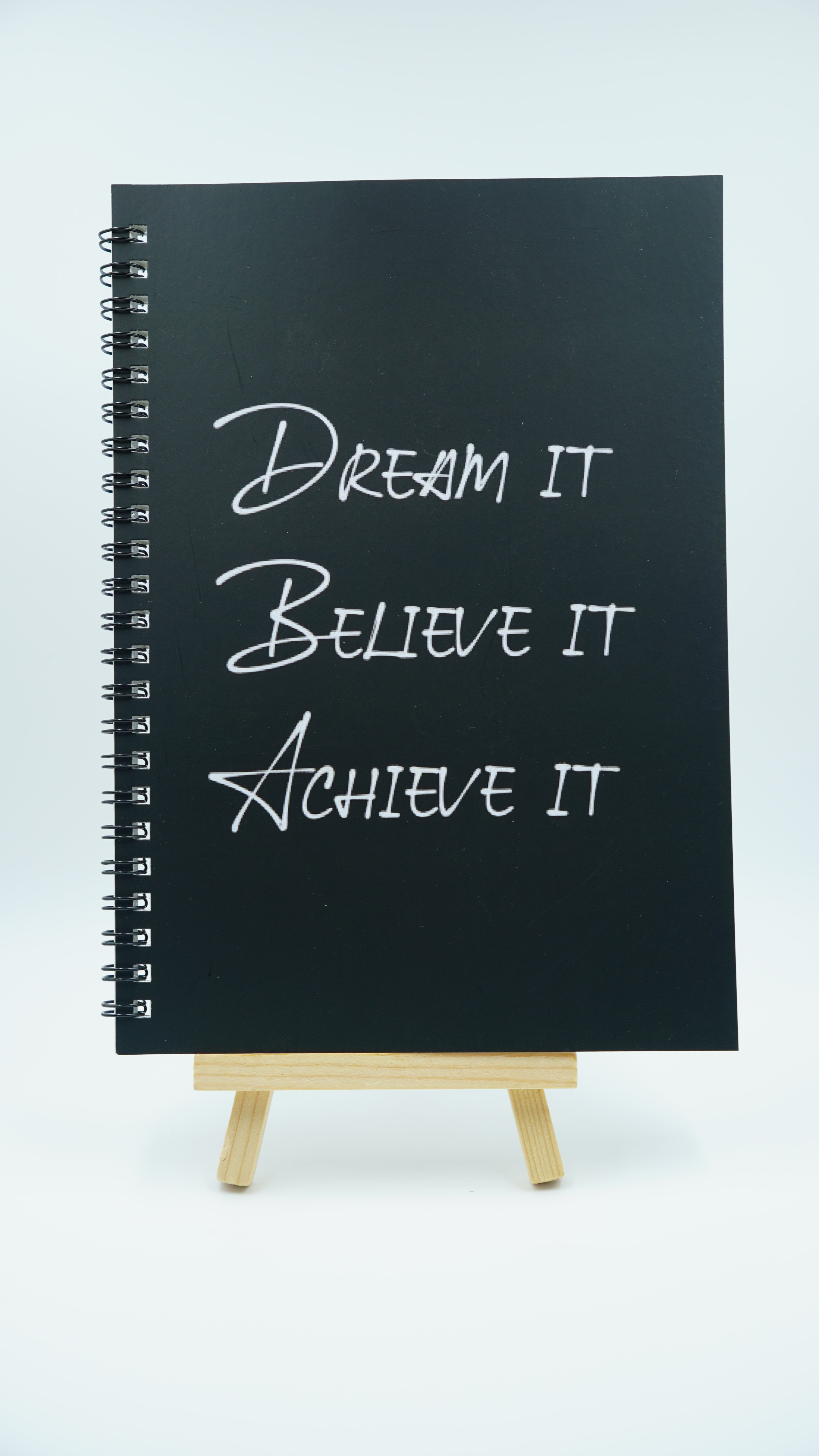 Dream It Believe It Achieve It A5 Motivational Notebook – Jiloo